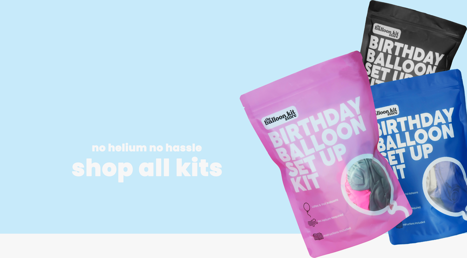 Blue Birthday Balloon Set Up Kit – TheBalloonKitStore